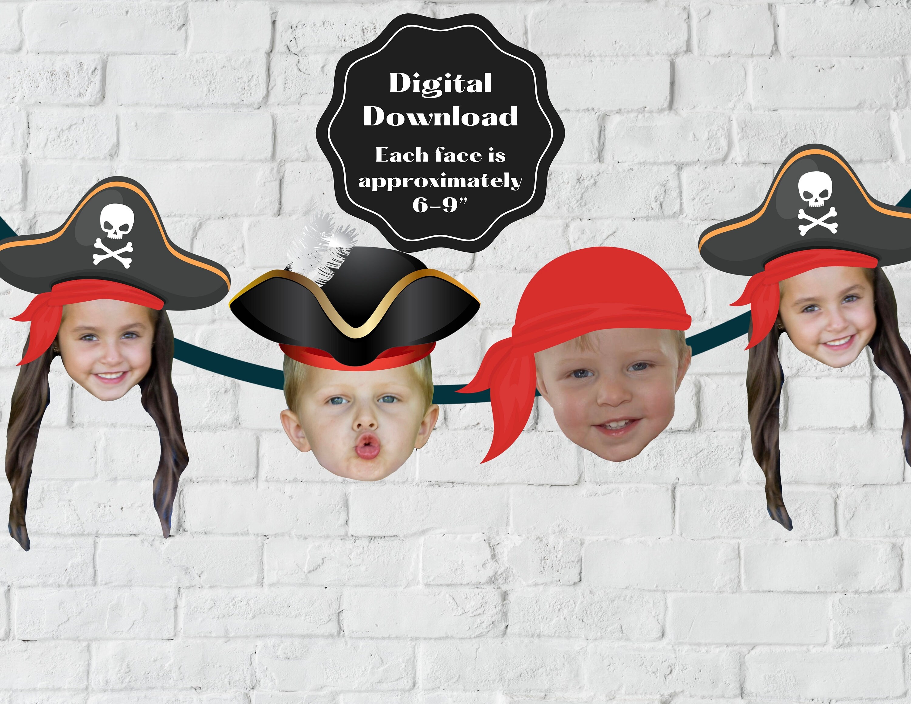 Custom Face Birthday Banners, Personalized Face Cutout Banners for ...
