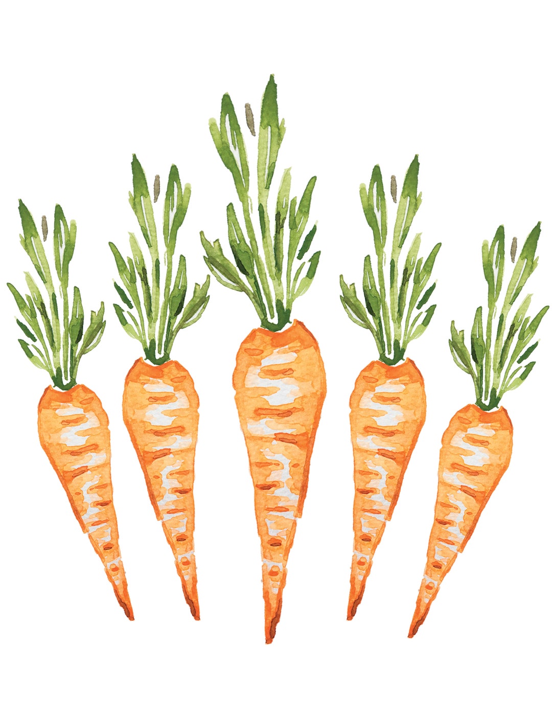 Carrot Printable, Easter Wall Decor, Printable Carrot Picture for ...