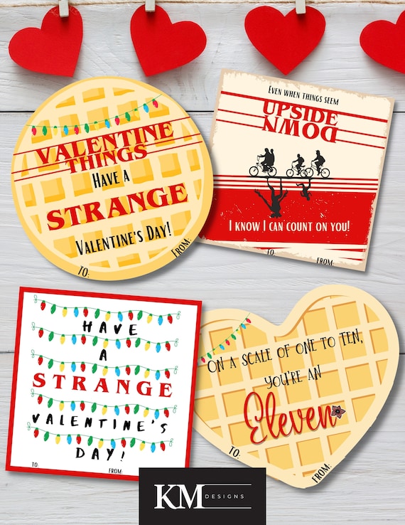 Stranger Things Valentine Cards Stranger Things Valentines Card, I