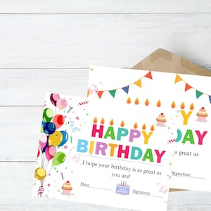 Student Birthday Certificate: Editable Classroom Award (digital ...