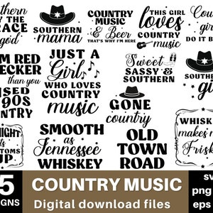 Country Music Svg, Country Music Png, Country Svg, Country Girl Svg ...