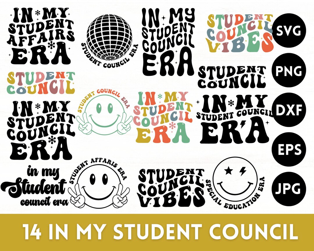 Student Council Era SVG: Stuco Shirt Design, Cut File (digital Download ...