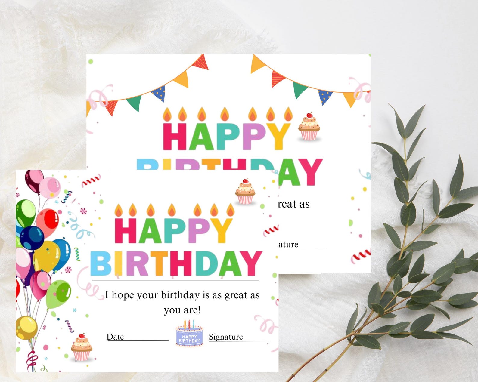 Student Birthday Certificate: Editable Classroom Award (digital ...