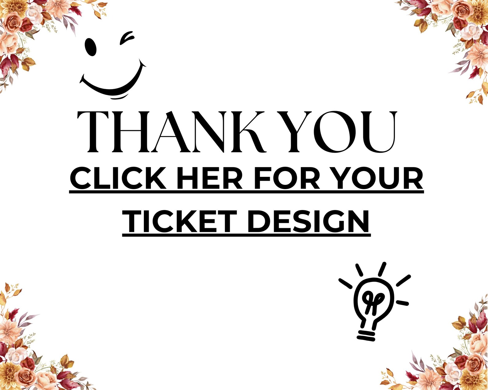 Tea Party Ticket: Floral Canva Template (digital Download) - Etsy