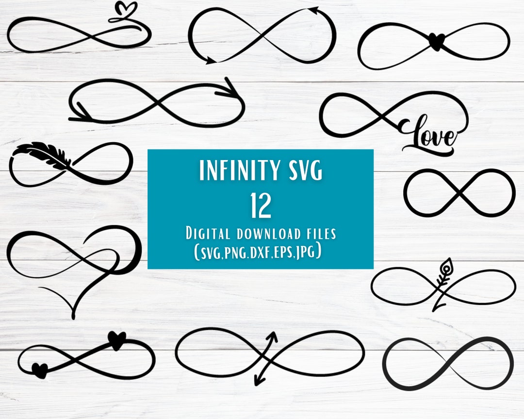 Infinity Svg, Infinity Symbol Svg, Infinity Heart Svg, Love Infinity ...