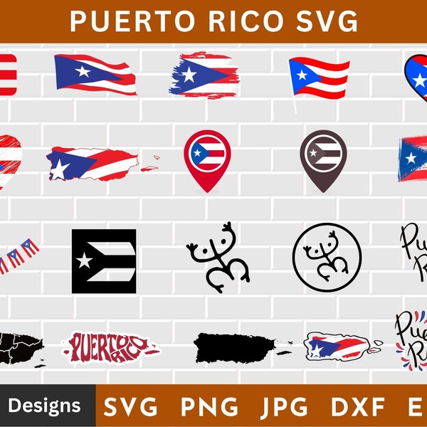 Puerto Rico Clipart - Etsy