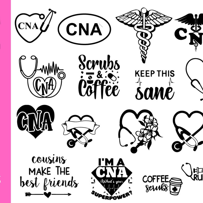 Cna Svg - Etsy
