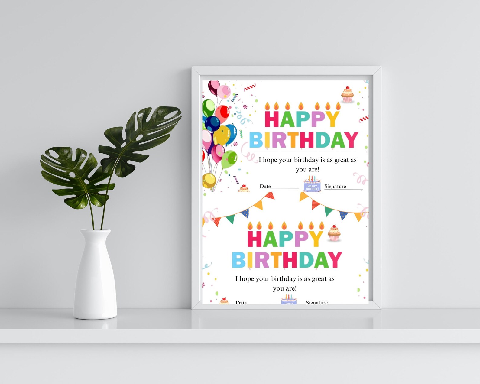 Student Birthday Certificate: Editable Classroom Award (digital ...