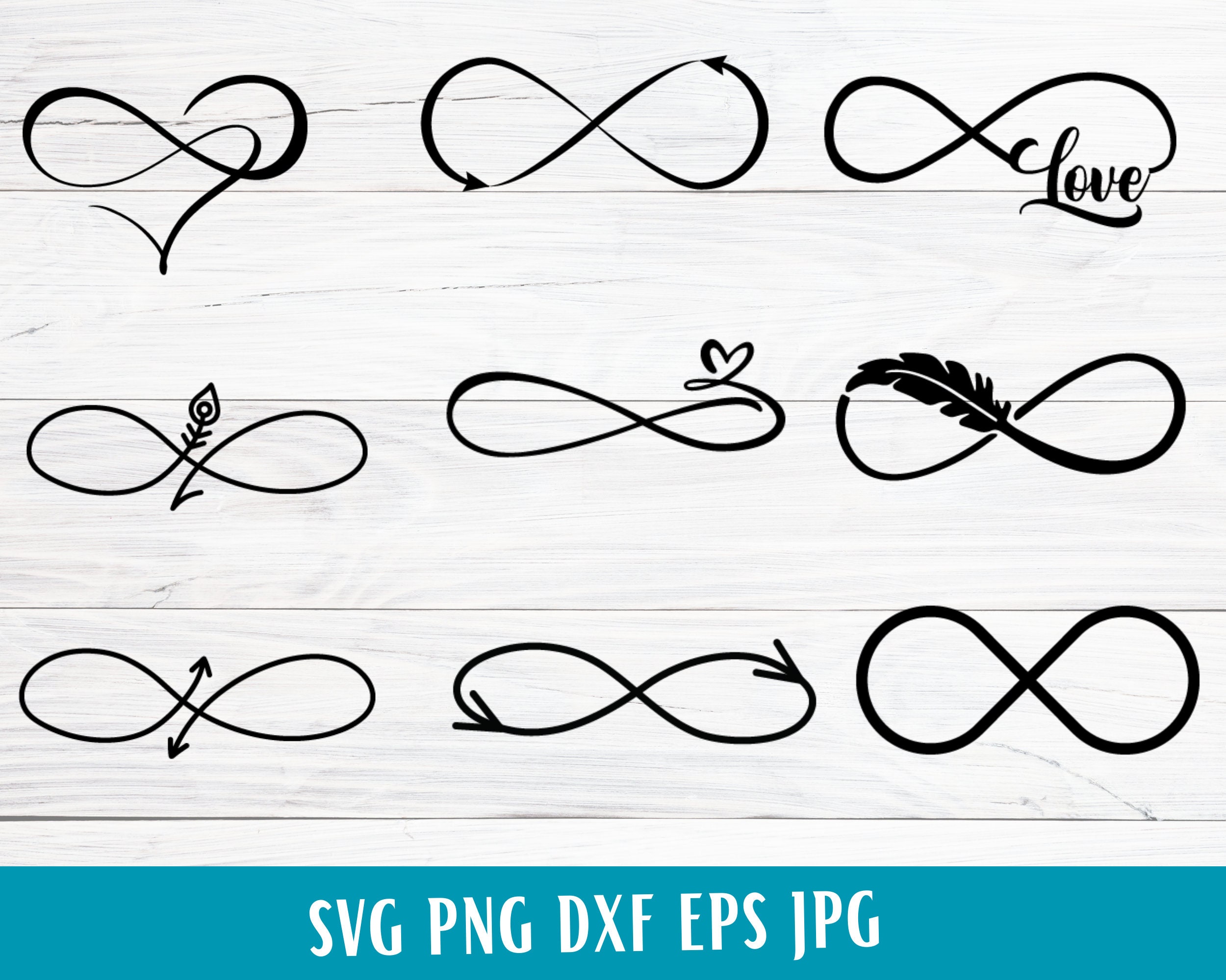 Infinity Svg, Infinity Symbol Svg, Infinity Heart Svg, Love Infinity ...