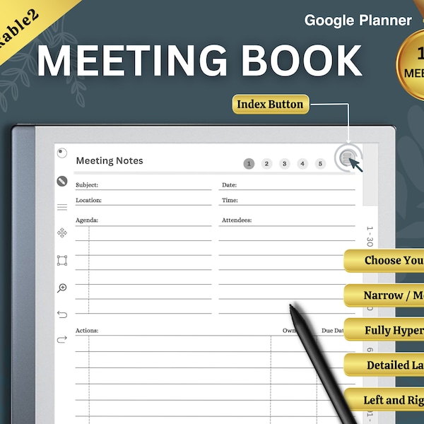 Remarkable 2 Templates - Etsy UK