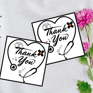 Digital Medical Thank You Tag, Medical Thank You, Printable Gift Tags ...