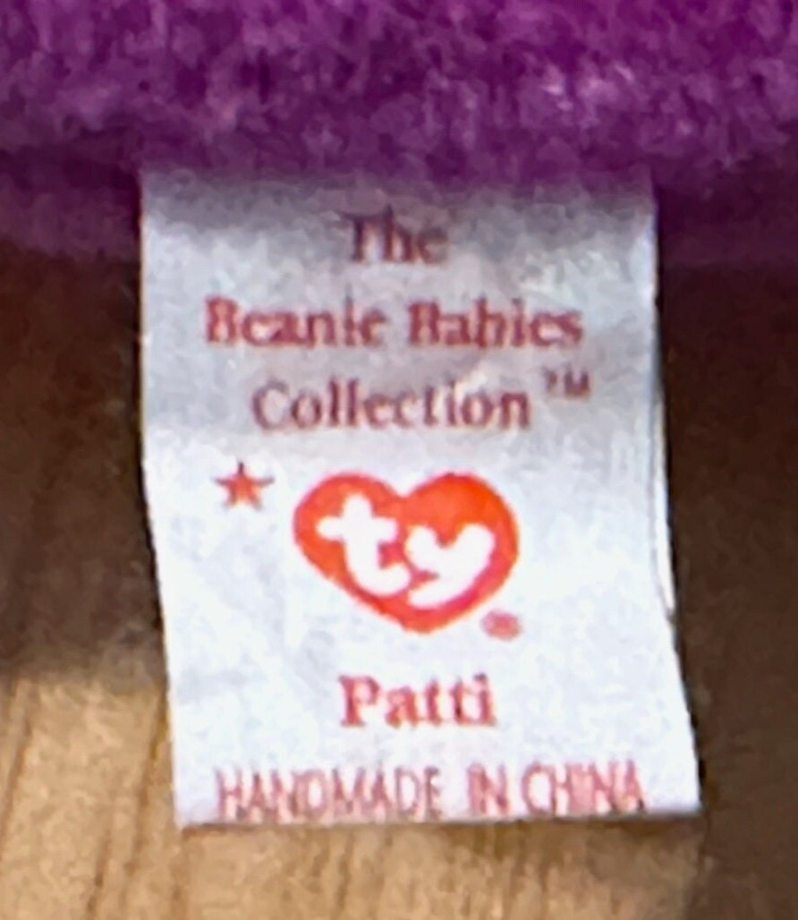 Extremely RARE Patti the Platypus Ty Beanie Baby One of the First Seven ...