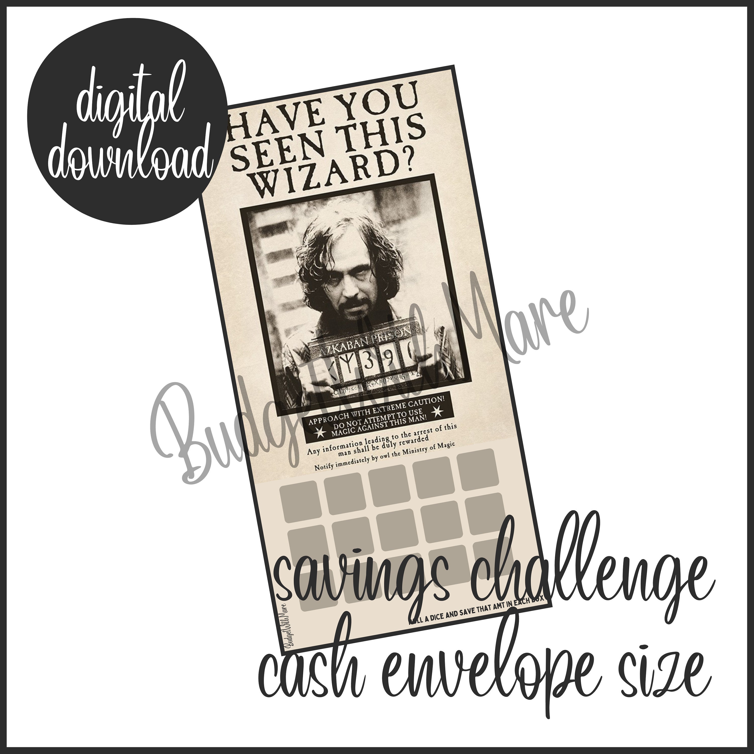 HP Wanted Poster Savings Challenge Savings Challenge Printable Digital ...