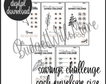 Seasons Bingo Bundle Savings Challenge | Savings Challenge Printable ...