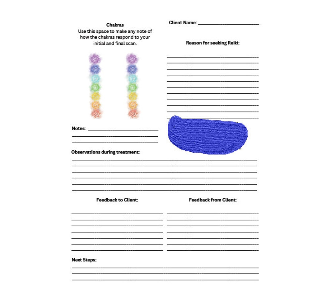Reiki Session Note Catcher - Etsy