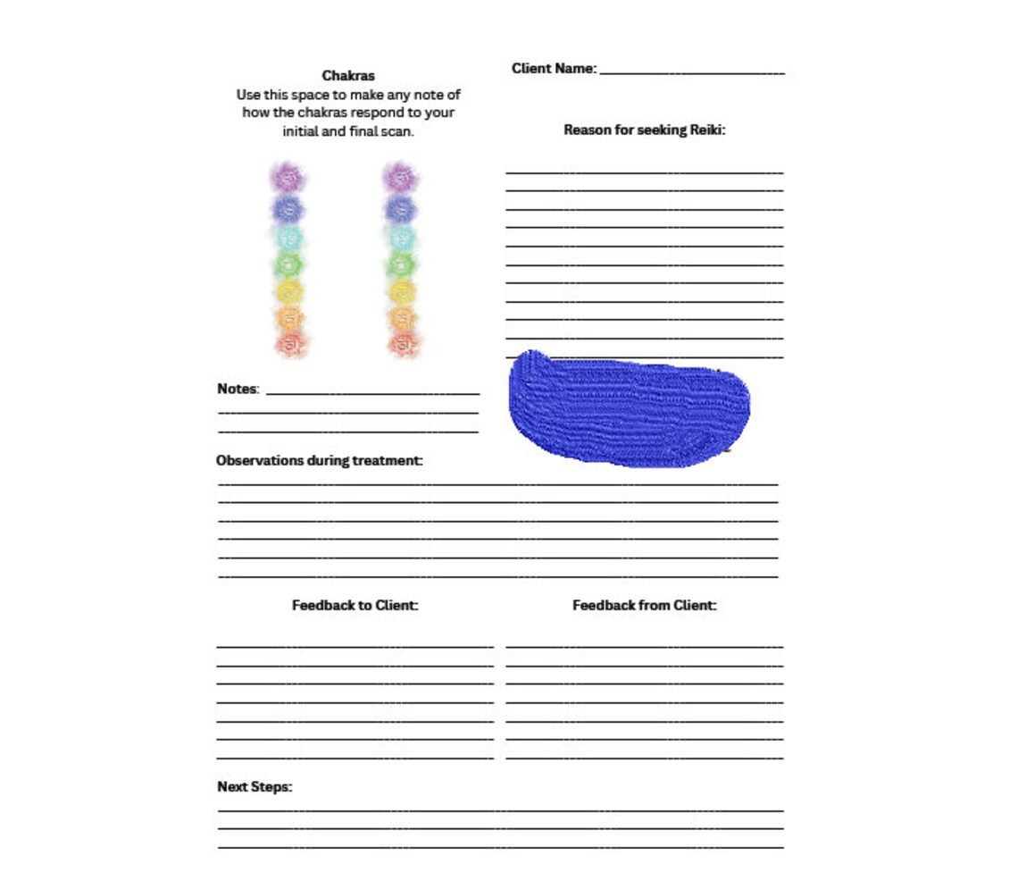 Reiki Session Note Catcher - Etsy