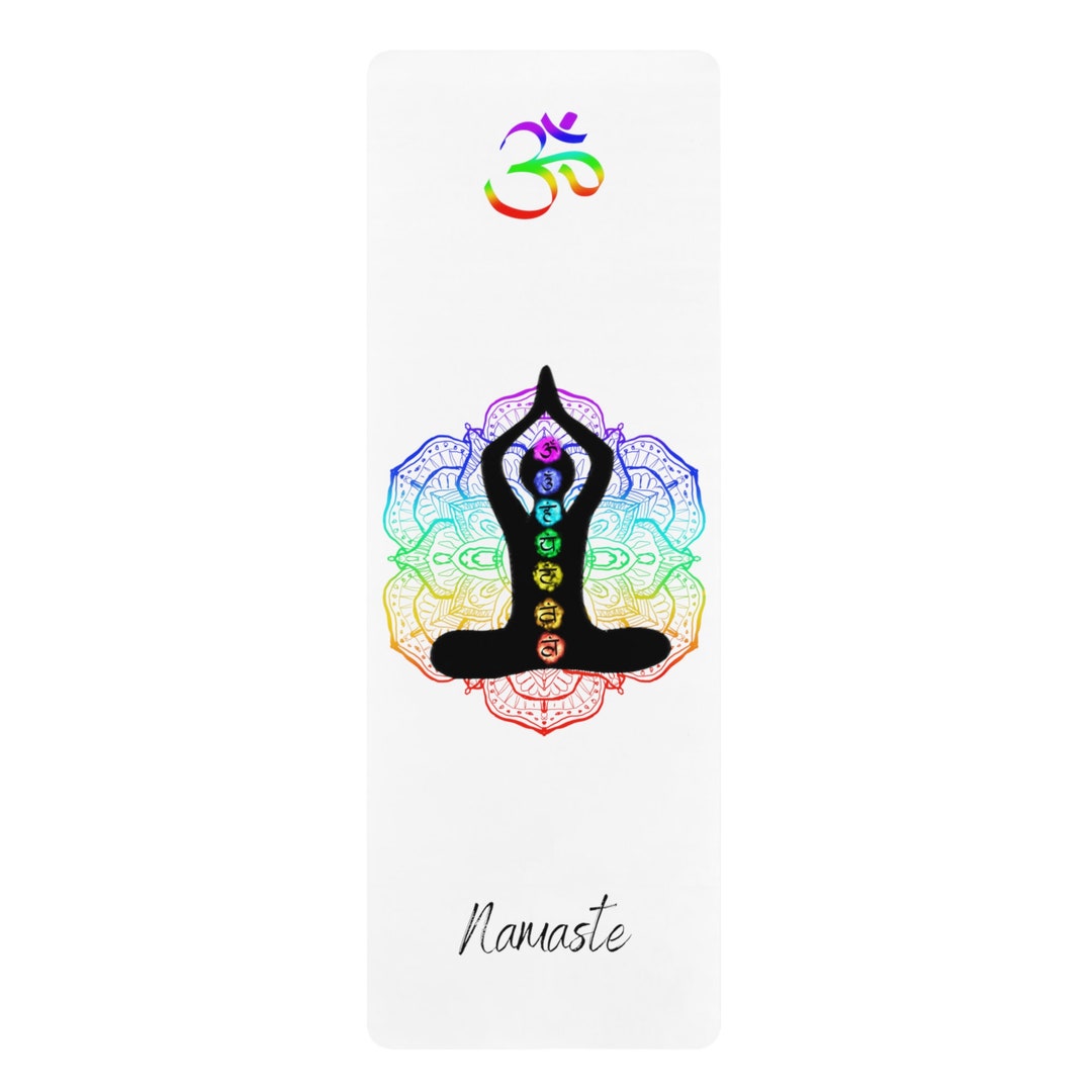 7 Chakras Rubber Yoga Mat - Etsy