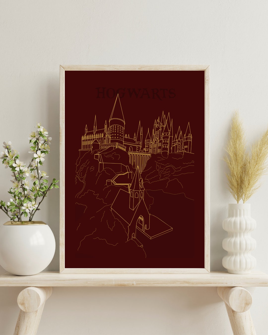 Hogwarts Poster Harry Potter Wizarding School - Etsy