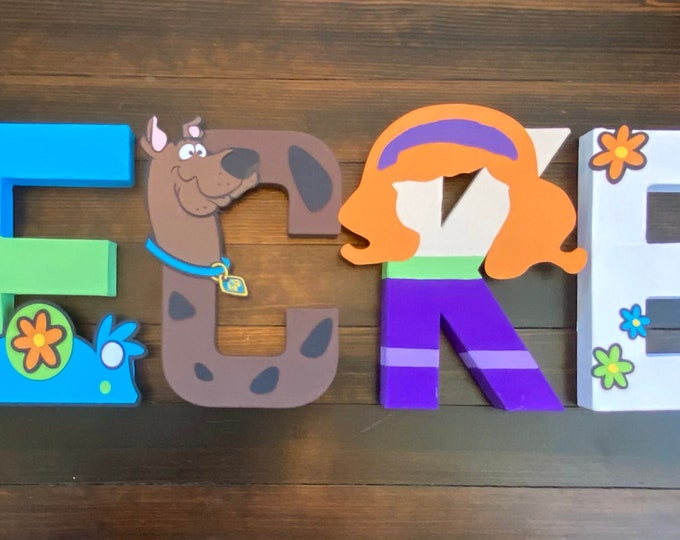Scooby Doo Custom Name Letters - Etsy
