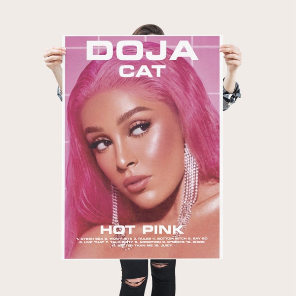 Pink Poster - Etsy