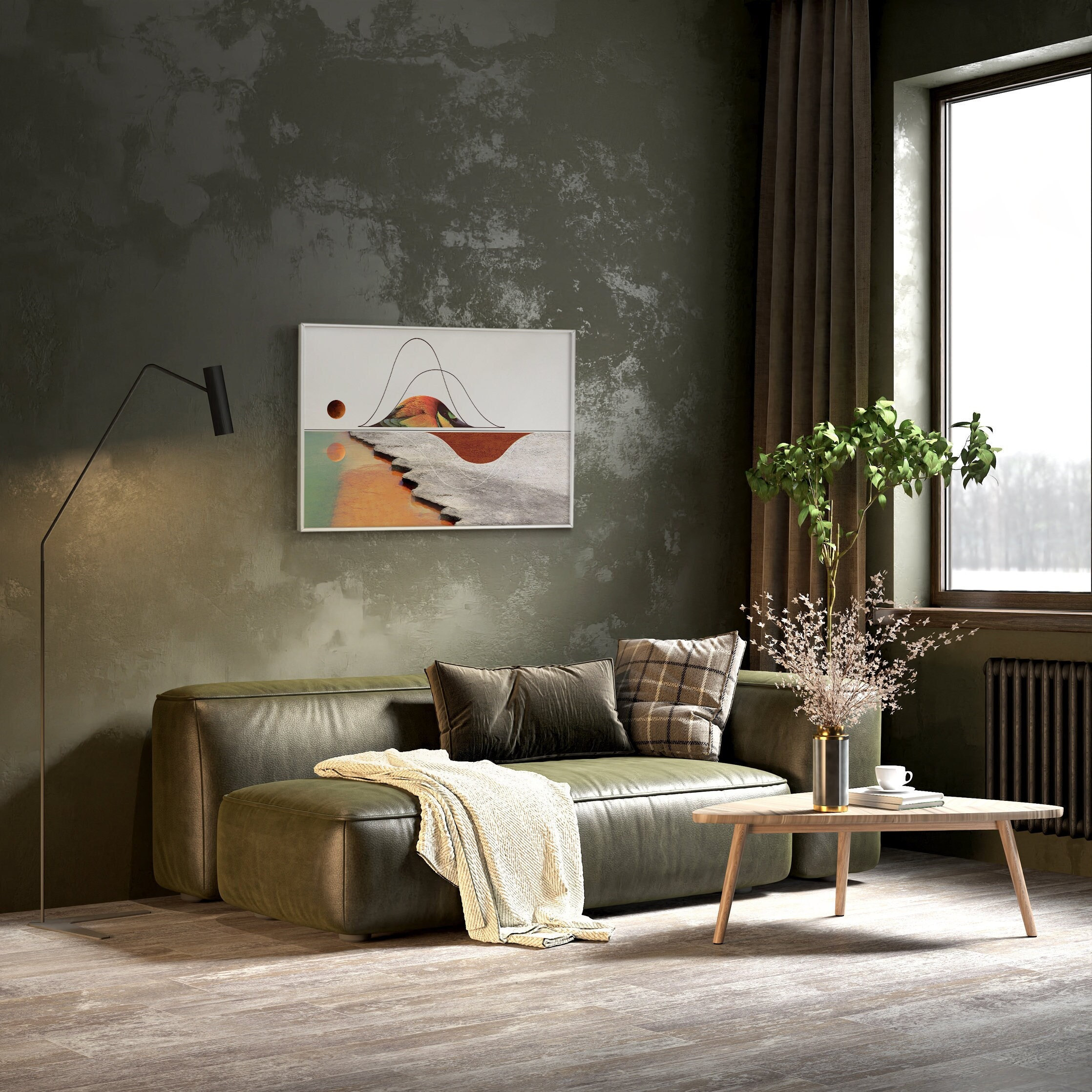 Aevum Bird ∘ Surreal Art Print ∘ Digital Collage Poster ∘ Geometric ...
