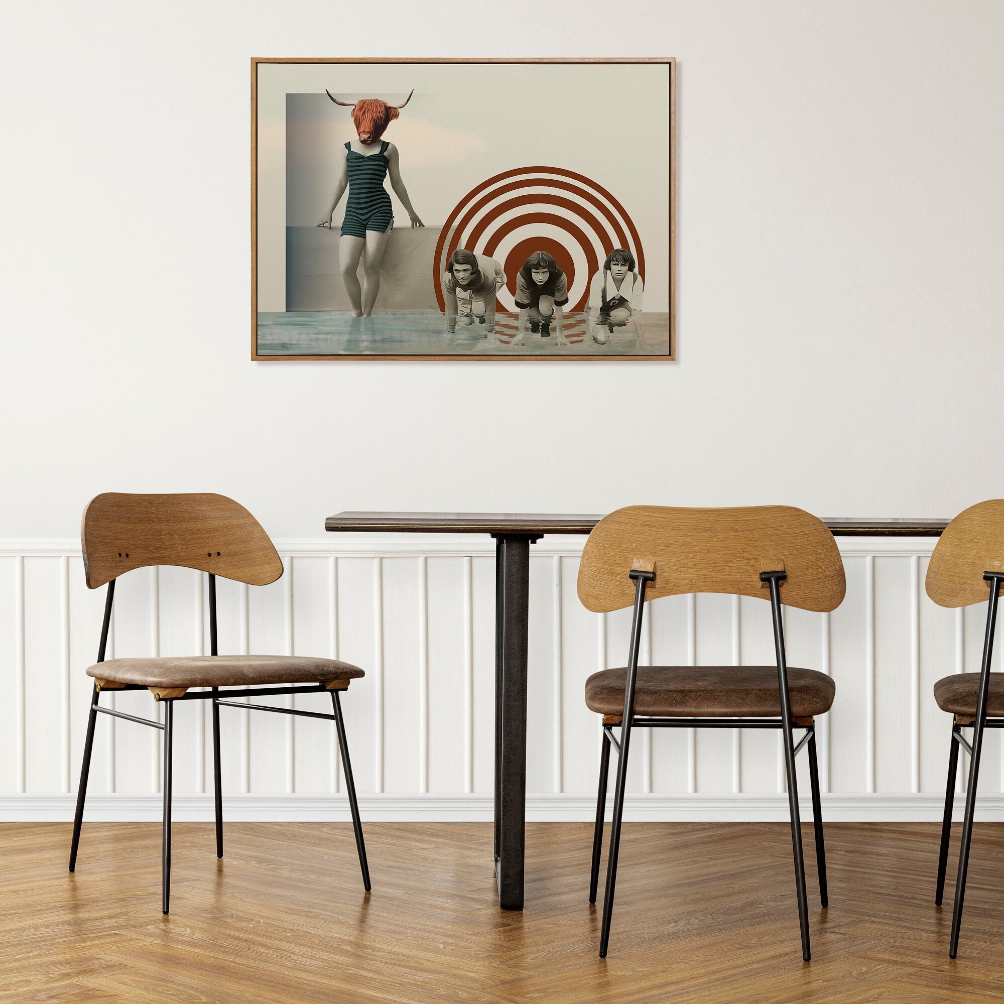 Demons Surreal Art Print Digital Collage Poster - Etsy