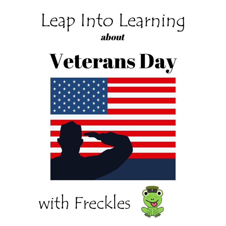 Veteran's Day Themed Learning Packet - Etsy
