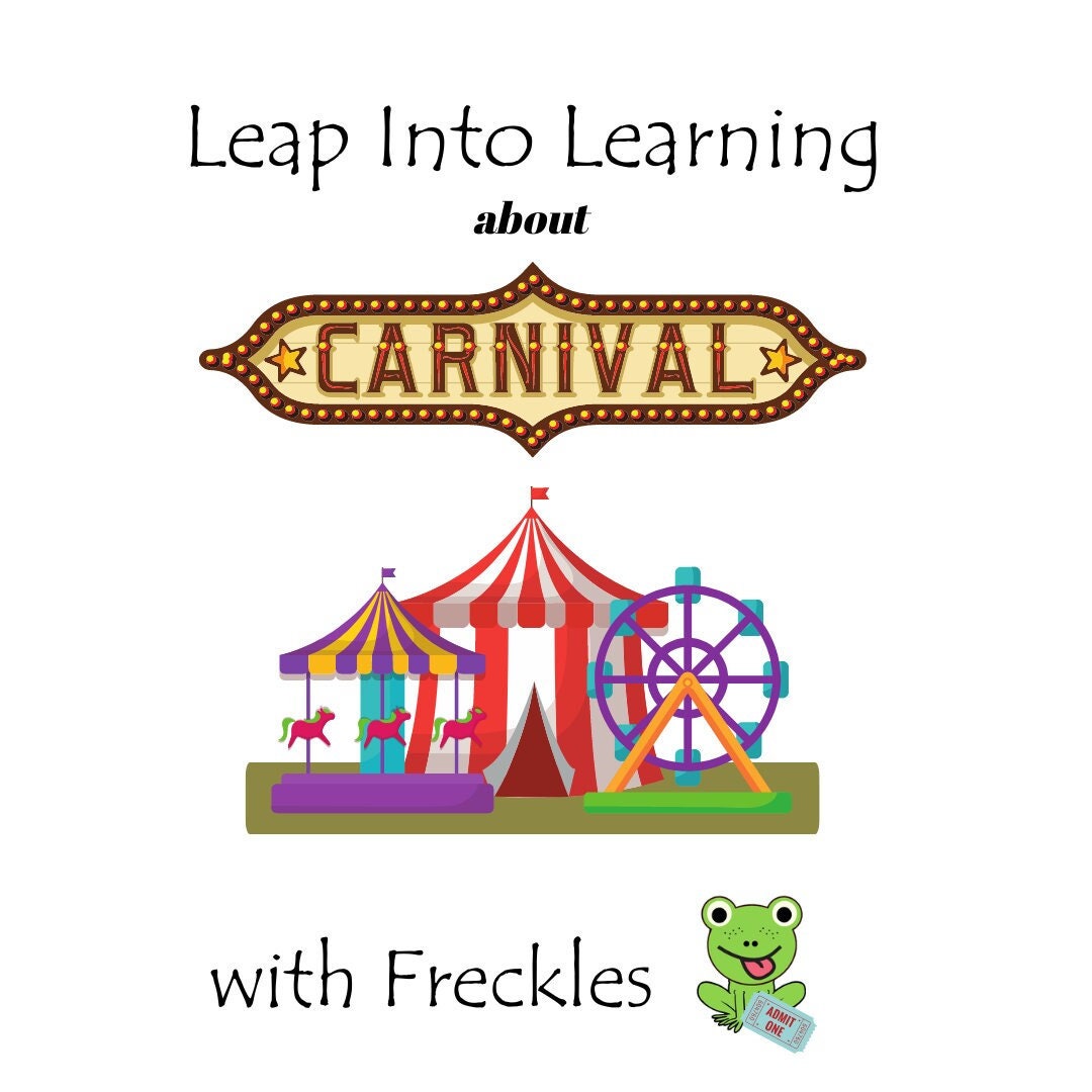 Carnival Themed Learning Packet - Etsy