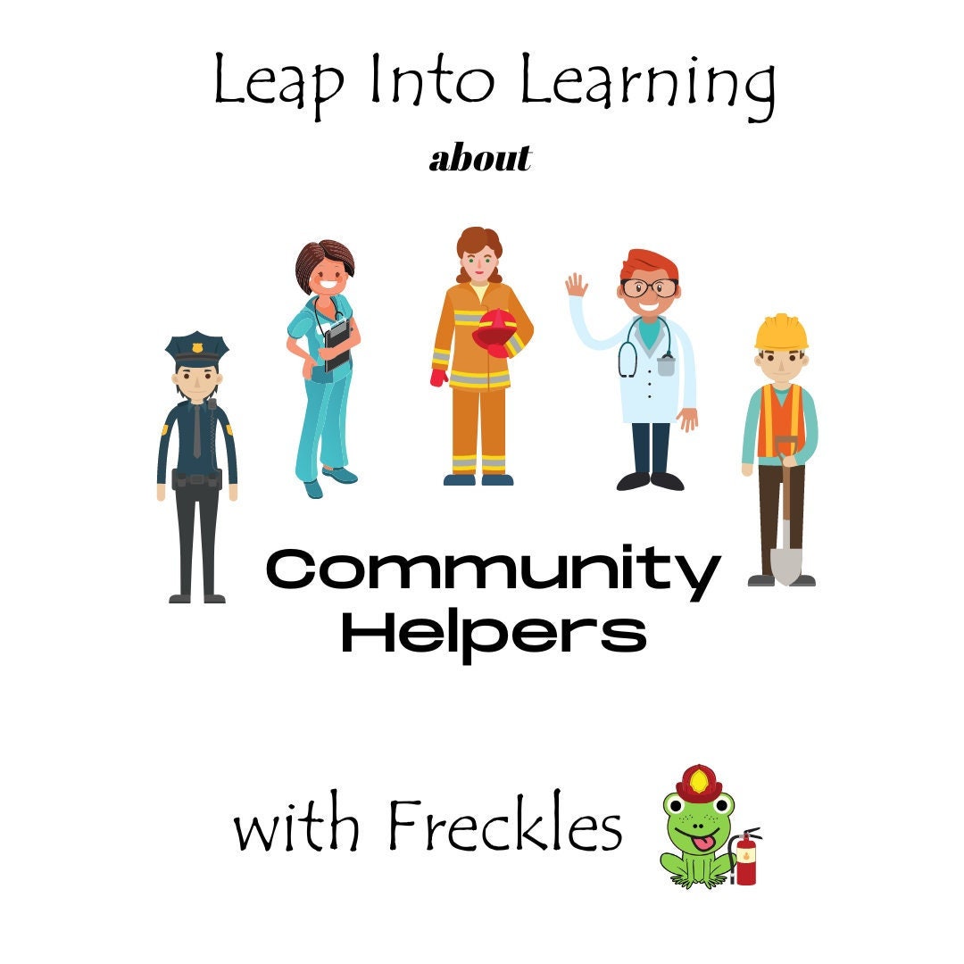 Community Helpers Themed Learning Packet - Etsy