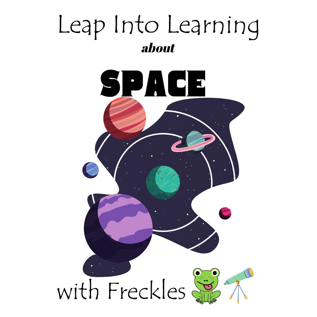 Space Themed Learning Packet - Etsy