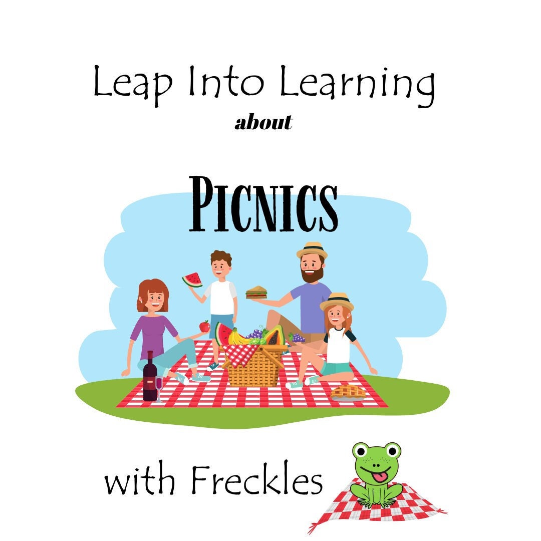Picnic Themed Learning Packet - Etsy