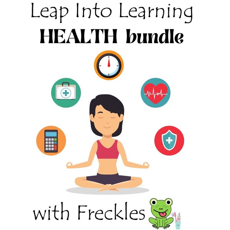 Health Themed Learning Bundle - Etsy