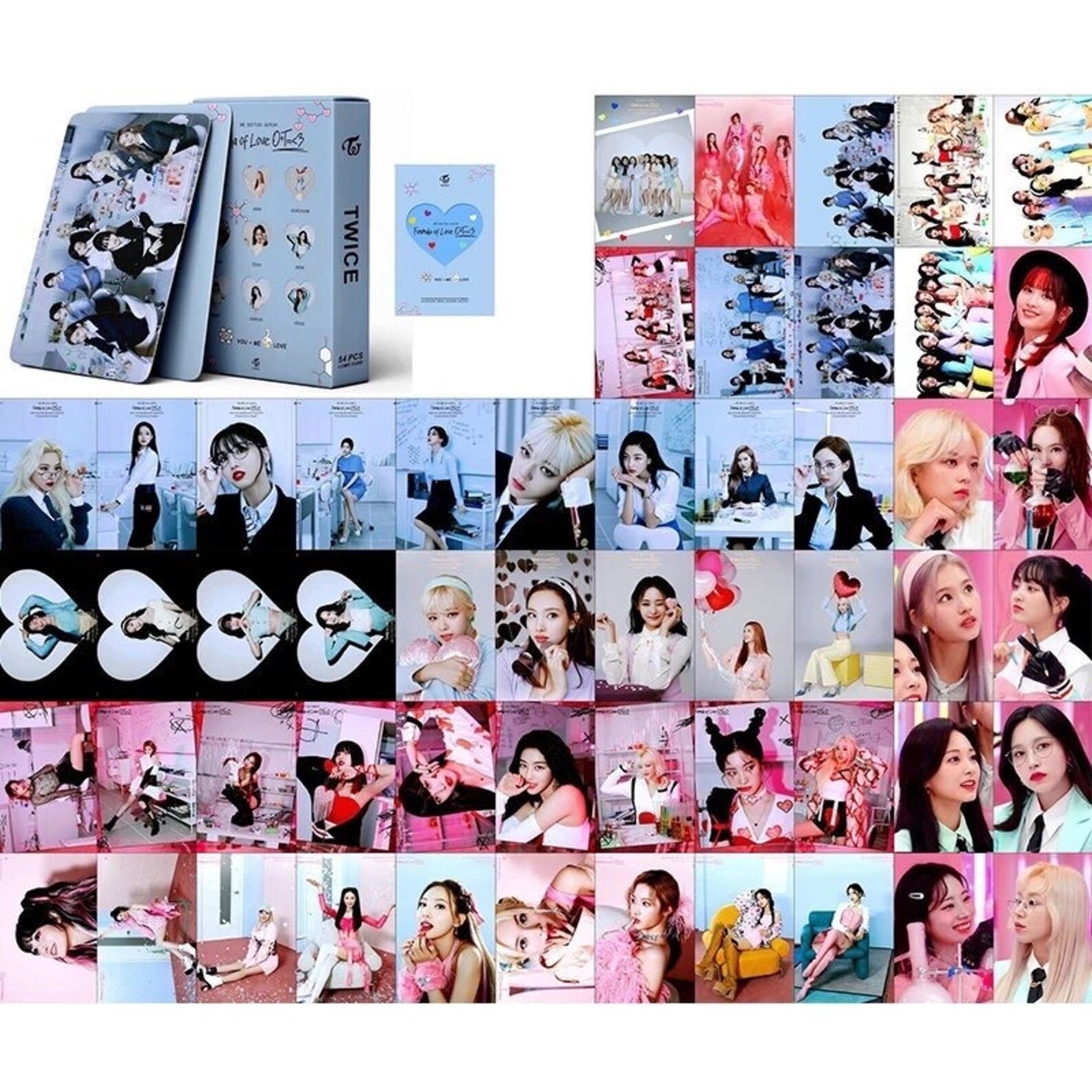 54 TWICE Photocards Nayeon Jihyo Sana Chaeyoung Momo - Etsy