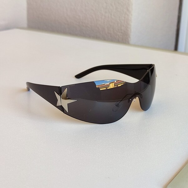 90s Steampunk Rave Sunglasses - Etsy