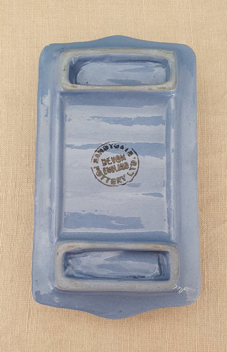 Vintage Blue and White Polka Dot Ceramic Toast Rack Devon - Etsy