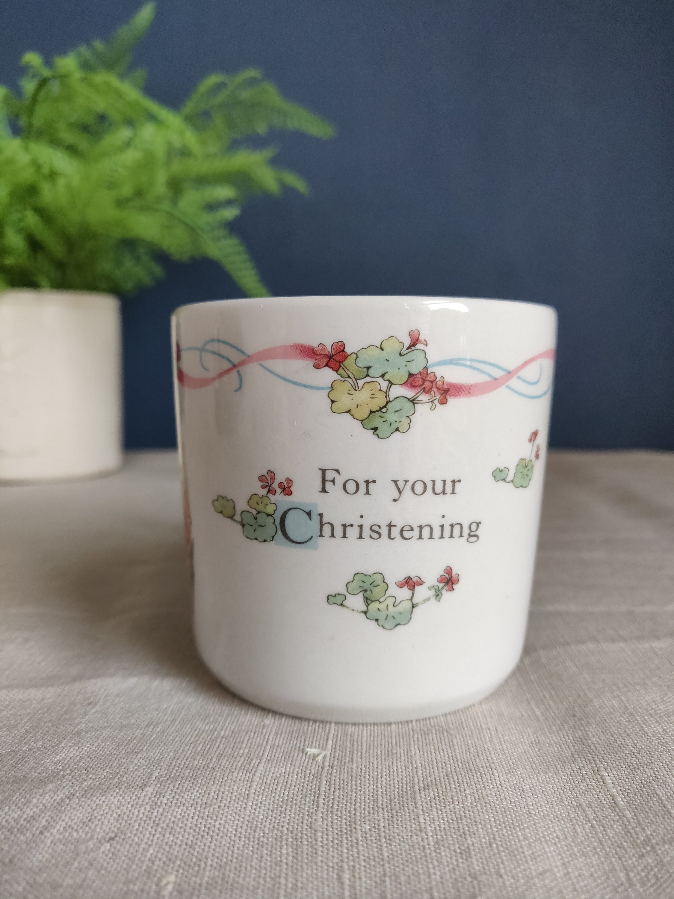 Vintage Wedgwood Peter Rabbit Christening Mug / Children's Mug - Etsy