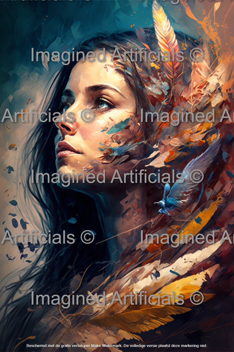 Most Beautiful Art in the World Wall Art Unique AI Generated High-end ...