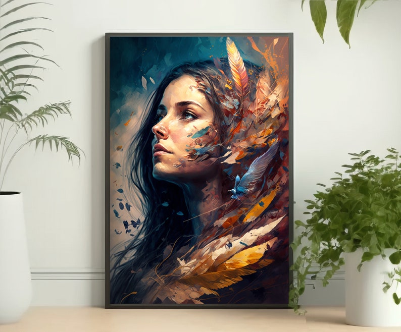 Most Beautiful Art in the World Wall Art Unique AI Generated High-end ...