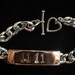 1111 Sterling ID Bracelet Copper Mixed Metals - Etsy