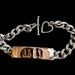 1111 Sterling ID Bracelet Copper Mixed Metals - Etsy