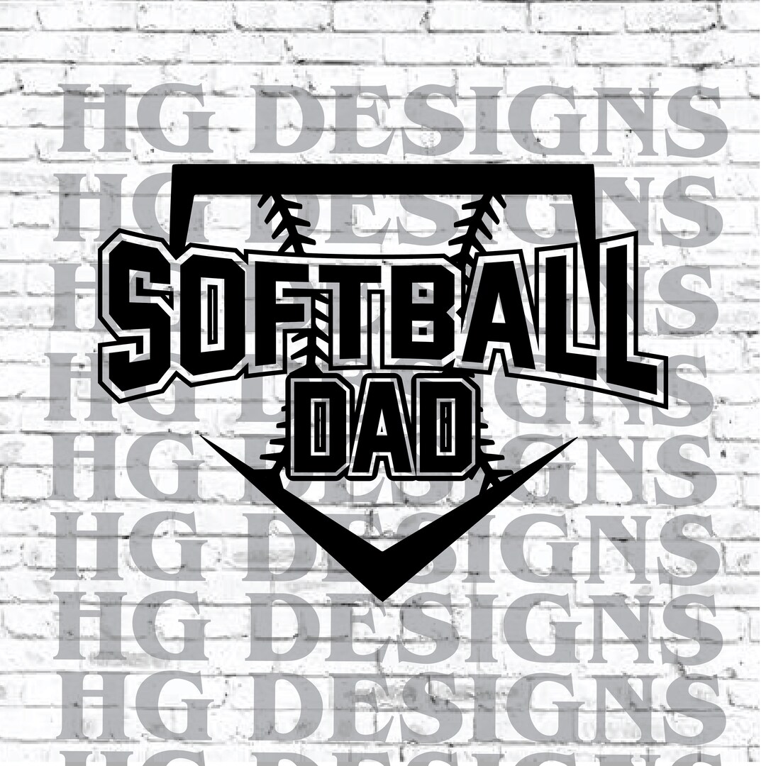 SOFTBALL DAD - Etsy