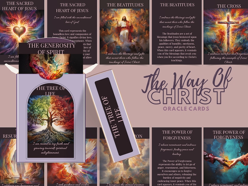 Oracle Cards the Way of Christ Oracle: Embark on a Transformative ...