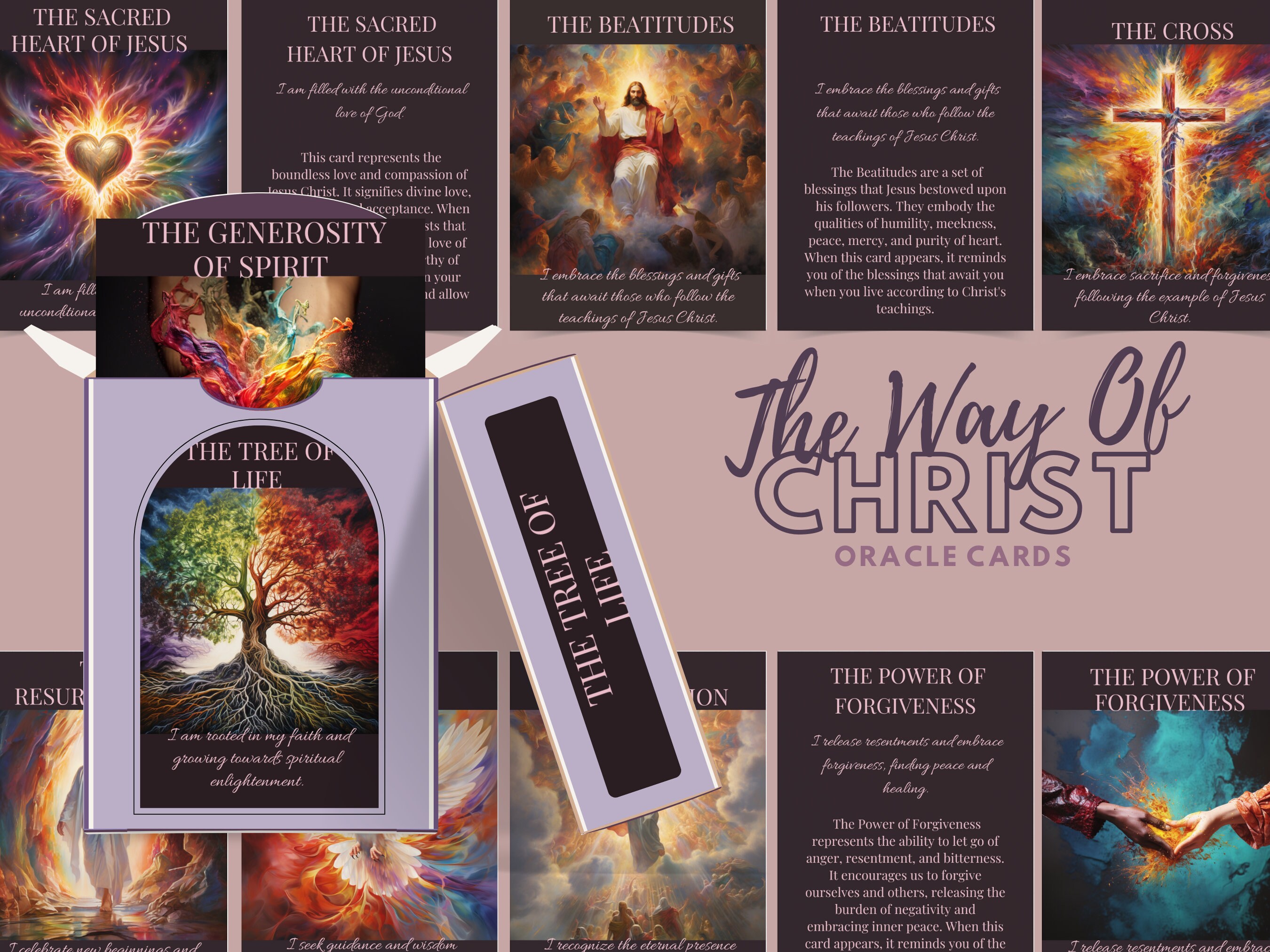 Oracle Cards the Way of Christ Oracle: Embark on a Transformative ...