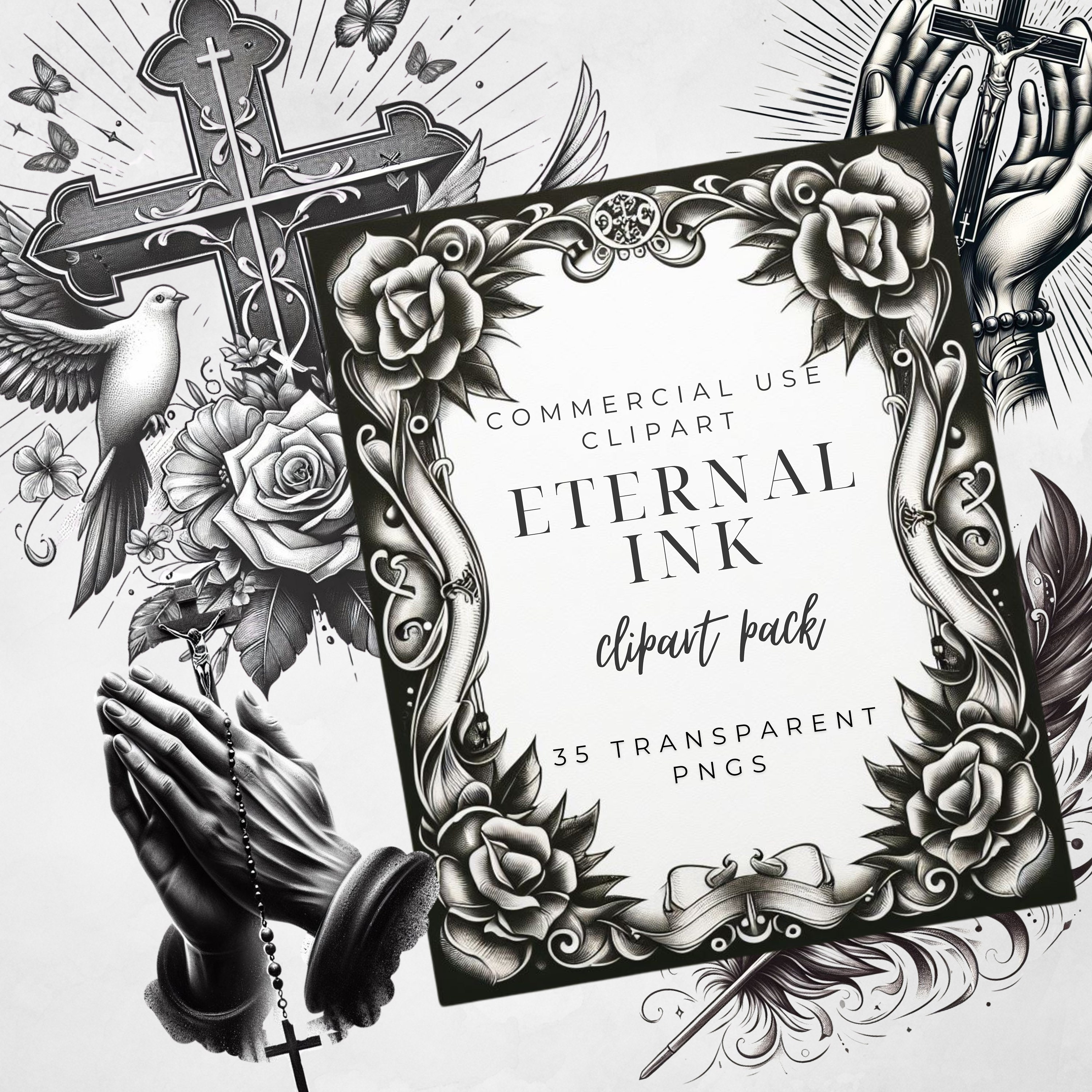 Eternal Cross Tattoos
