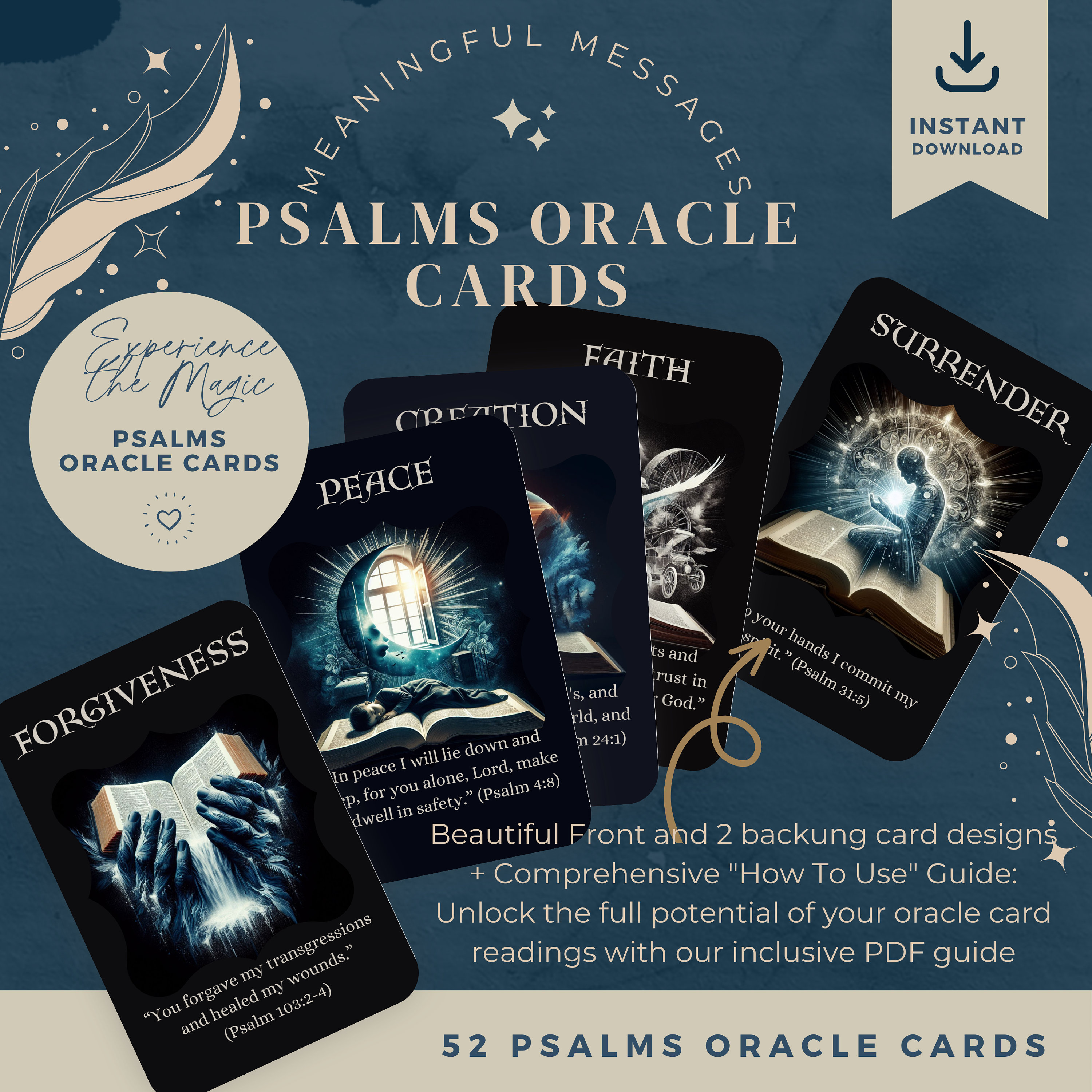 Psalms Oracle Cards: Wisdom and Solace From Ancient Hymns - Digital ...
