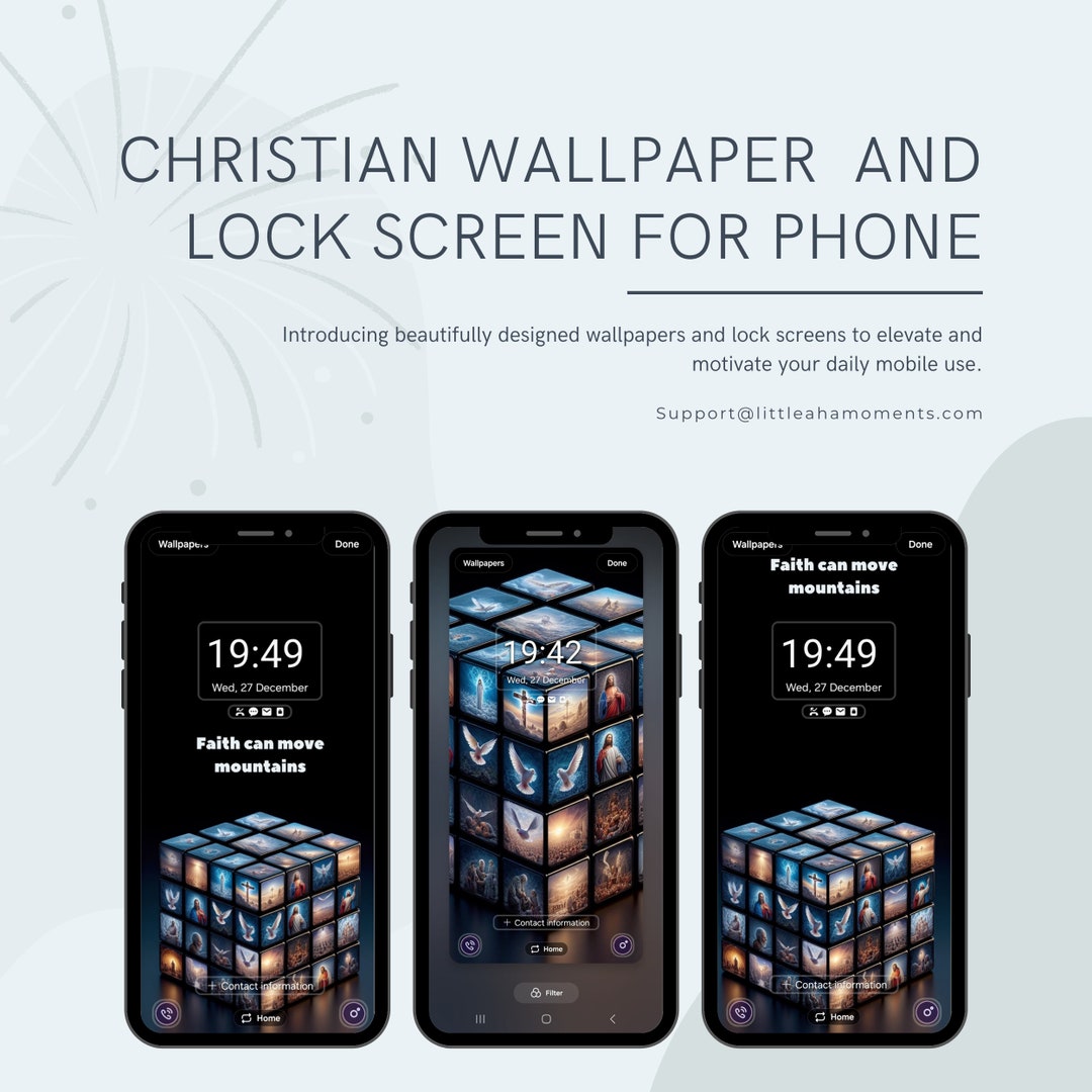 Digital Paper Mini Biblical Wallpaper Set - 3D Scripture Scenes for ...