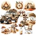 Wildlife Clipart Collection Explorer - 24 High-resolution Pngs Safari ...