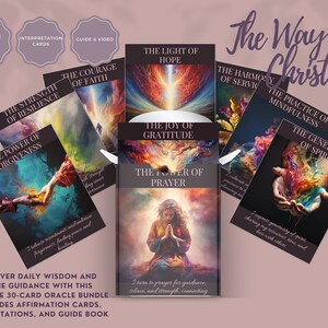Oracle Cards the Way of Christ Oracle: Embark on a Transformative ...