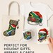 South African Christmas Clipart Bundle Vol.1 | 50 Pngs | Flag & Colours ...