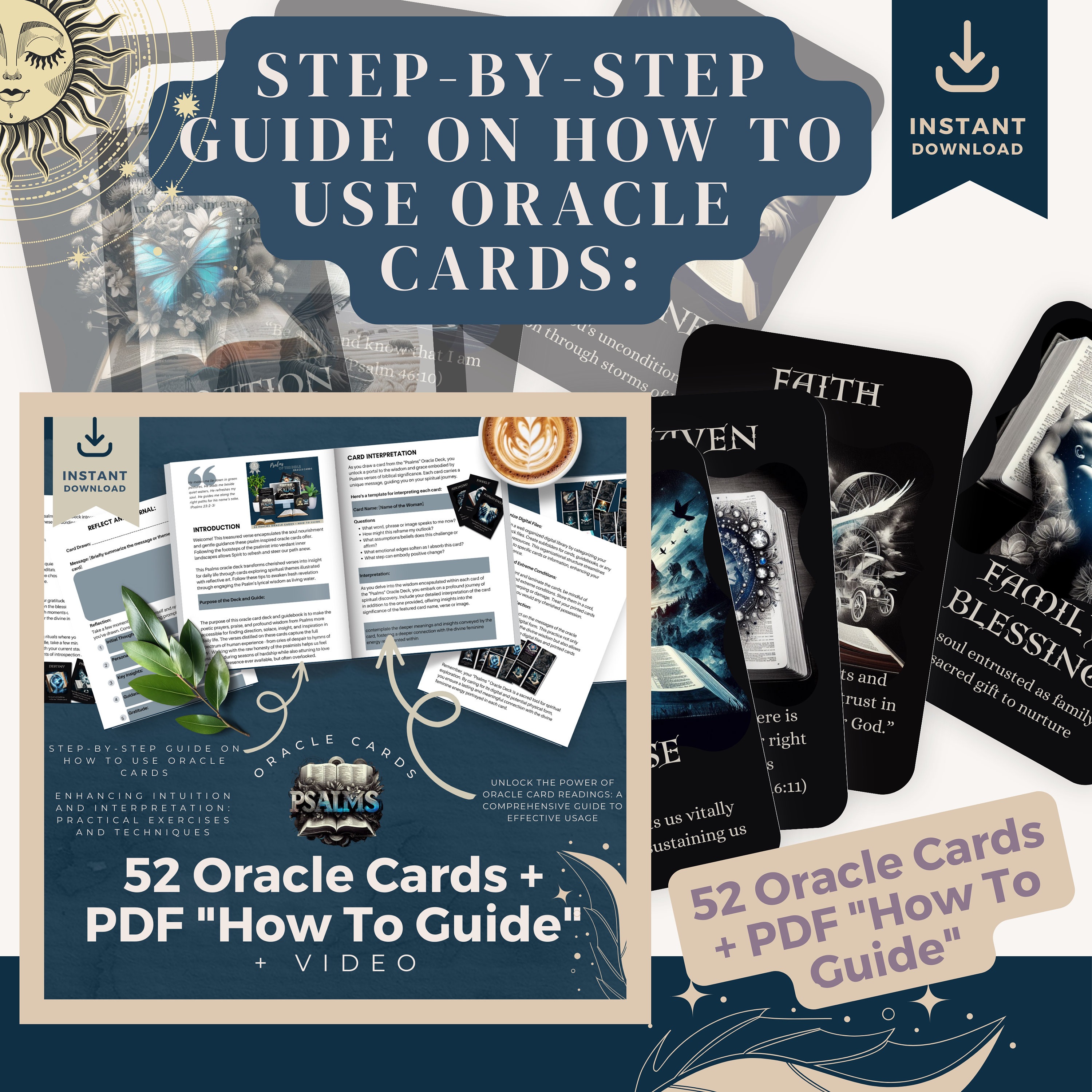 Psalms Oracle Cards: Wisdom and Solace From Ancient Hymns - Digital ...